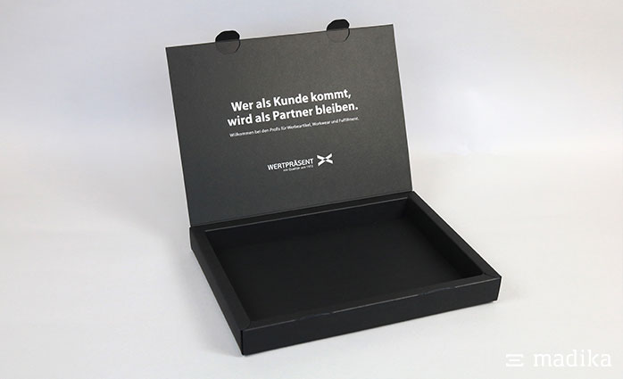 Verpackung individuell bedrucken lassen auf madika.de